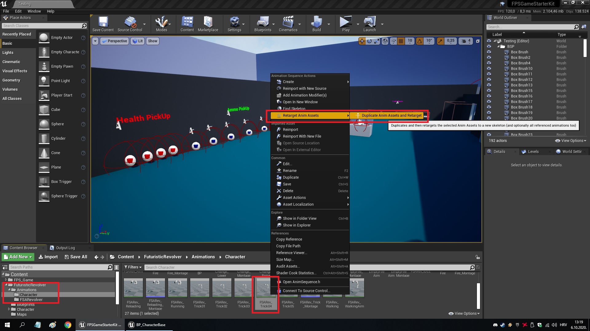 How to integrate Animated Electric Revolver – FPS Game Starter Kit