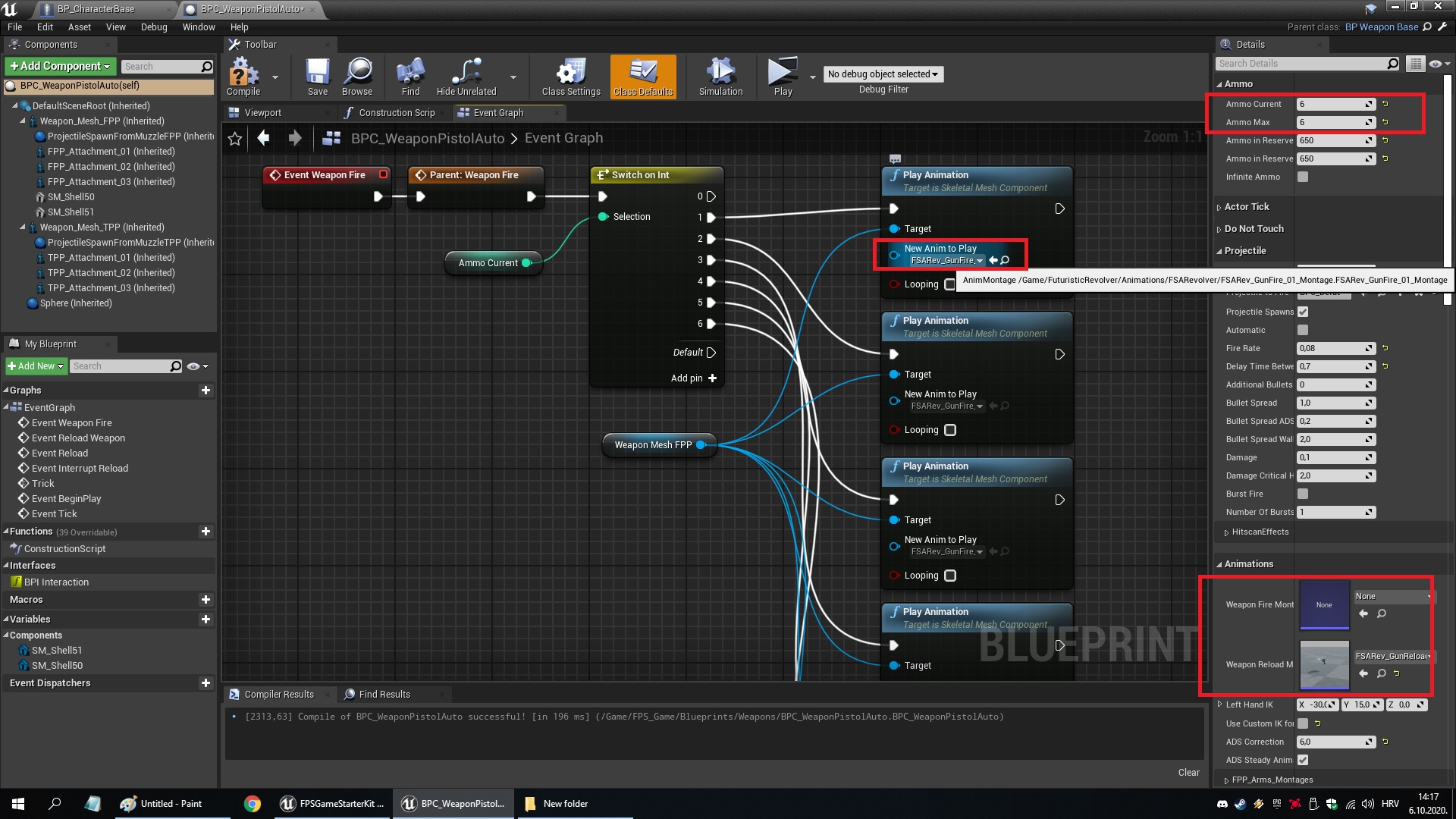 How to integrate Animated Electric Revolver – FPS Game Starter Kit